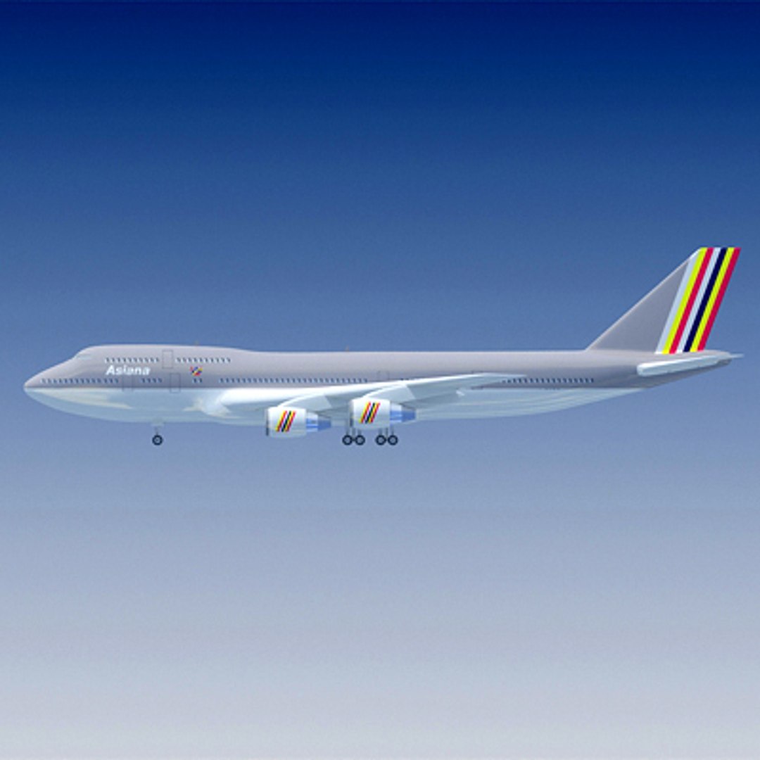 B 747 3d Max