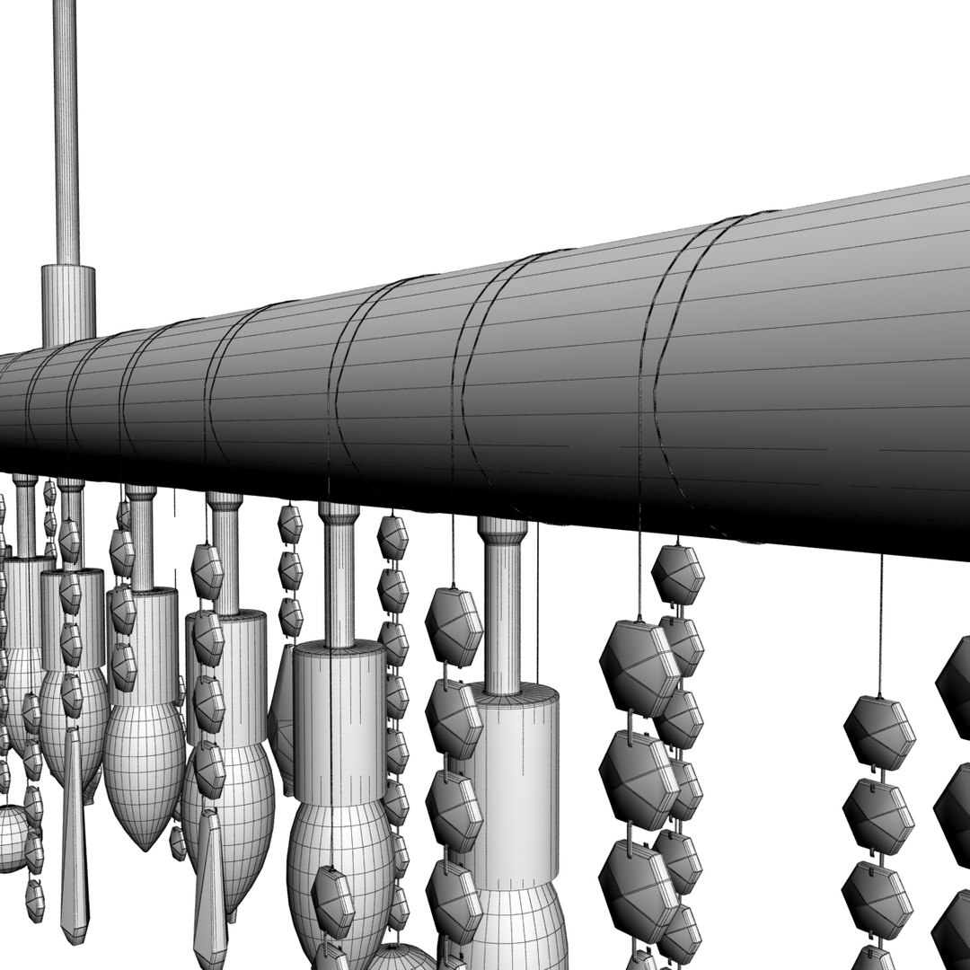 3ds Max Linear Strand Crystal