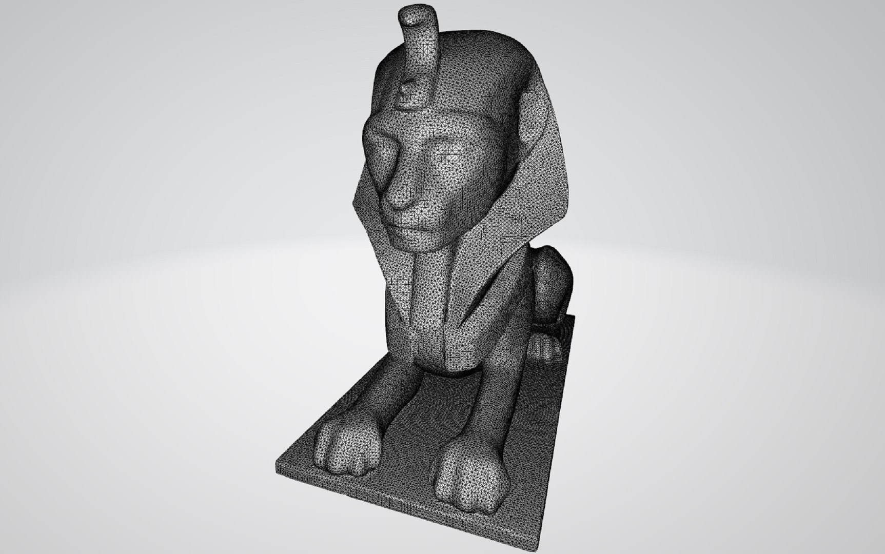 3D Ancient Egypt Sphinx - Chibi Cartoon Cel Shading Style Model ...