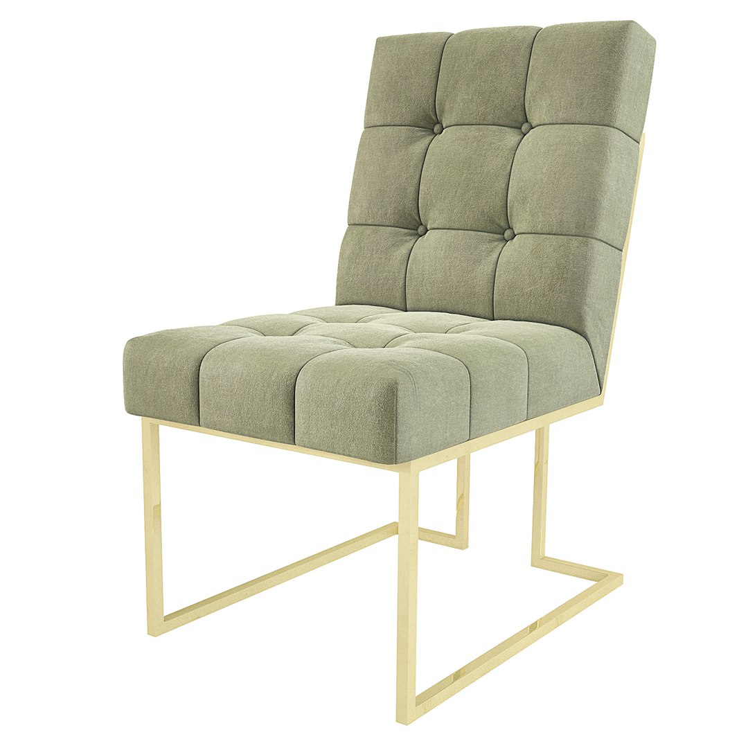 3D Goldfinger Dining Chair Jonathan Adler Model - TurboSquid 1804211