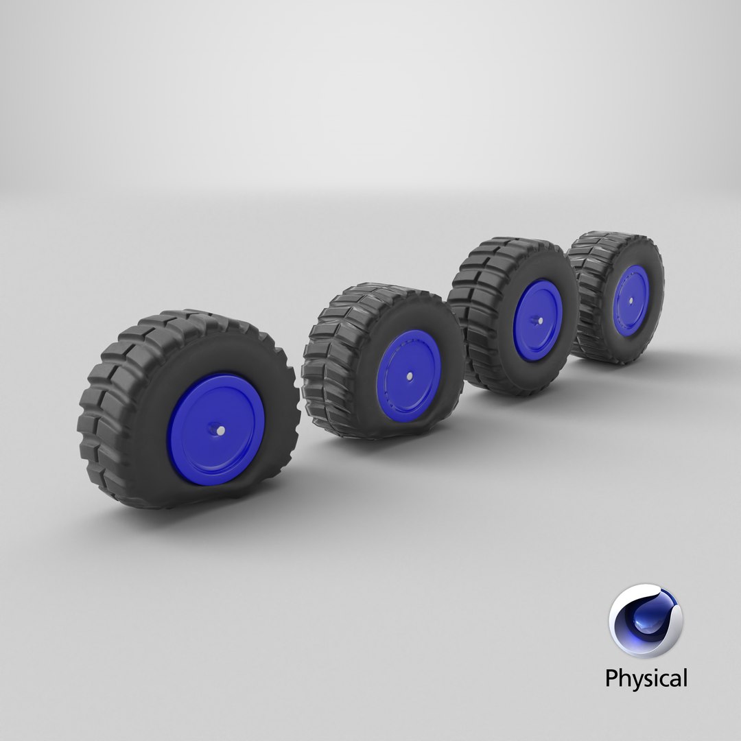 Free 3D Low And High Poly Model Wheels And Flat Tire Model - TurboSquid ...