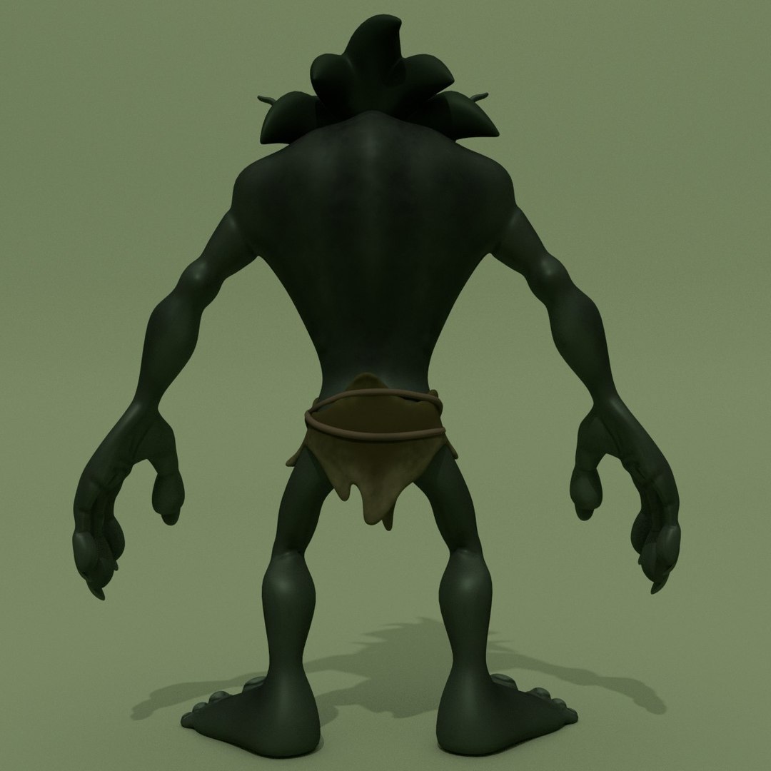 3D Cartoon Troll - TurboSquid 1159016