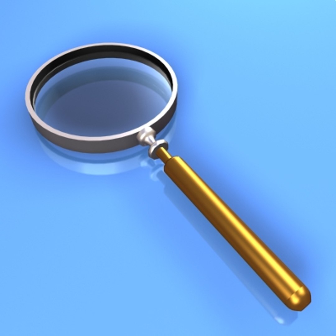 3D Magnifying Glass Model - TurboSquid 158376