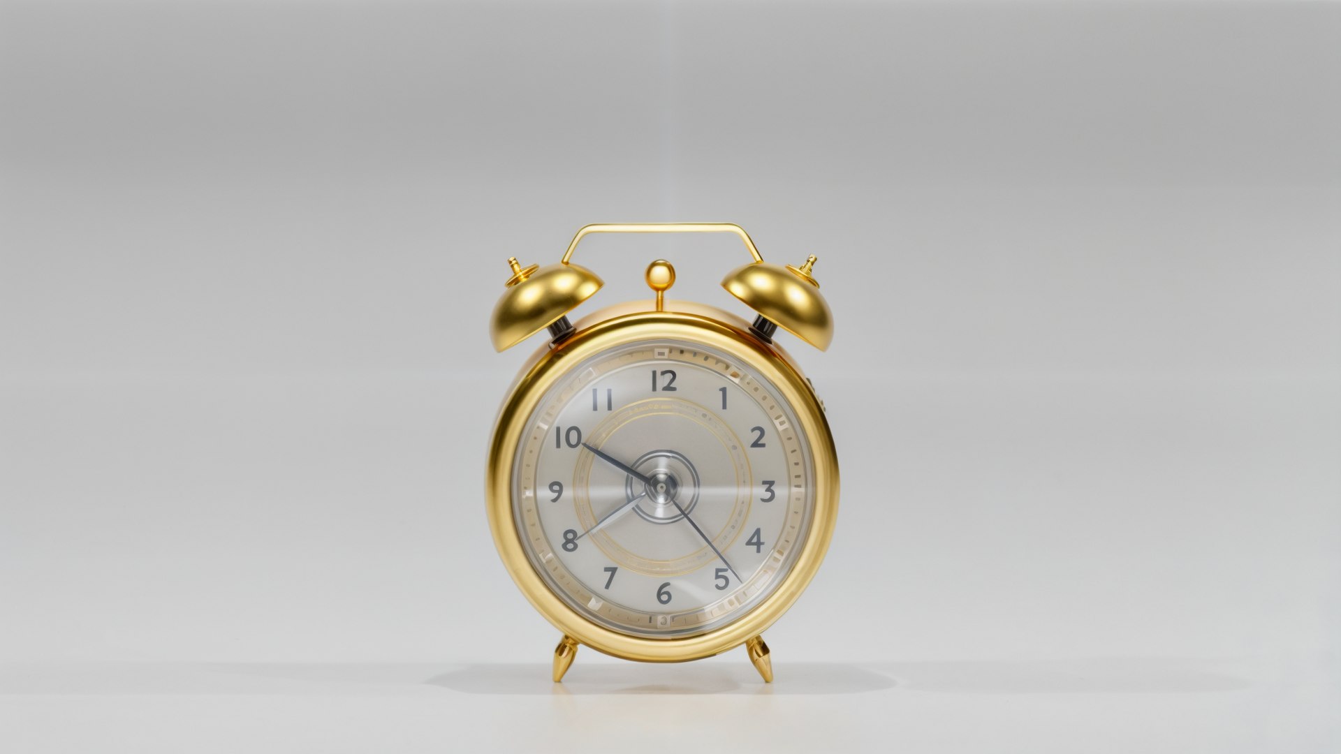 3D Realistic Golden Clock - TurboSquid 2262478