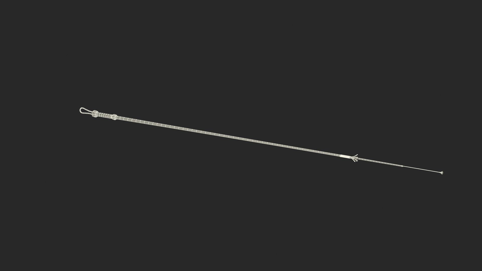 3D Black Cowboy Whip Rigged for Maya model - TurboSquid 2112354