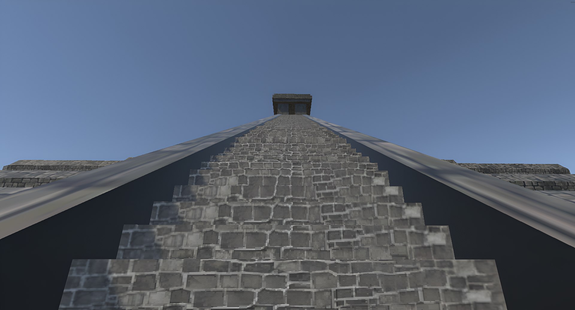 Temple Of Maya Pyramid 3D Model - TurboSquid 2276600