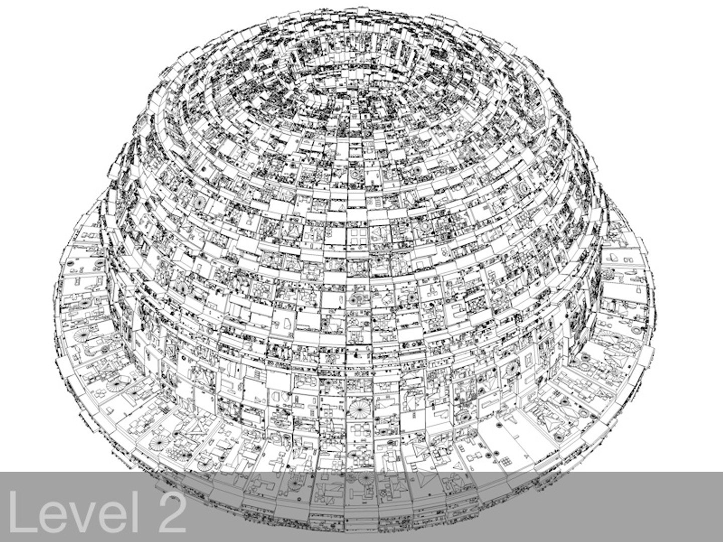 space station - base c4d