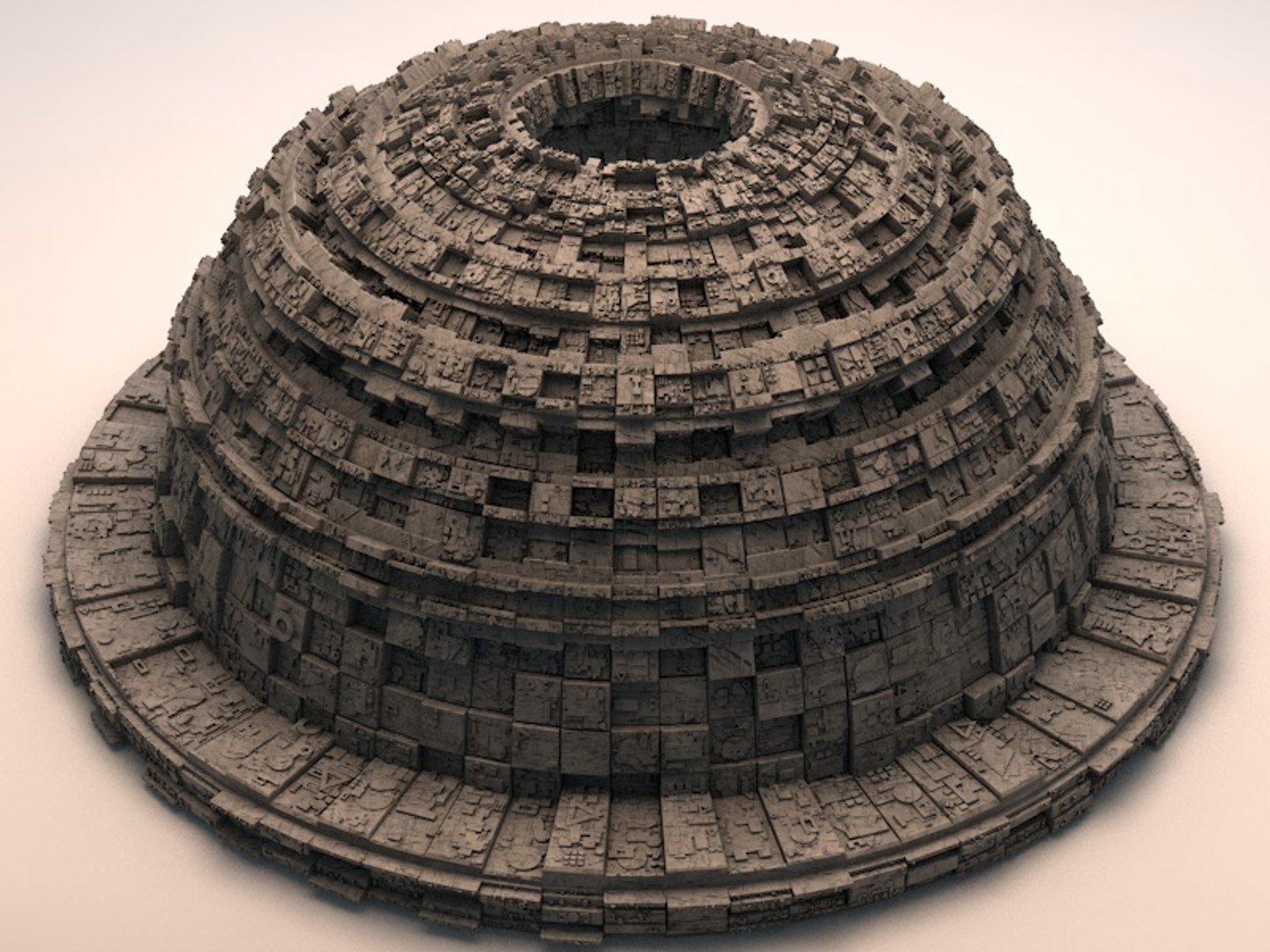 space station - base c4d