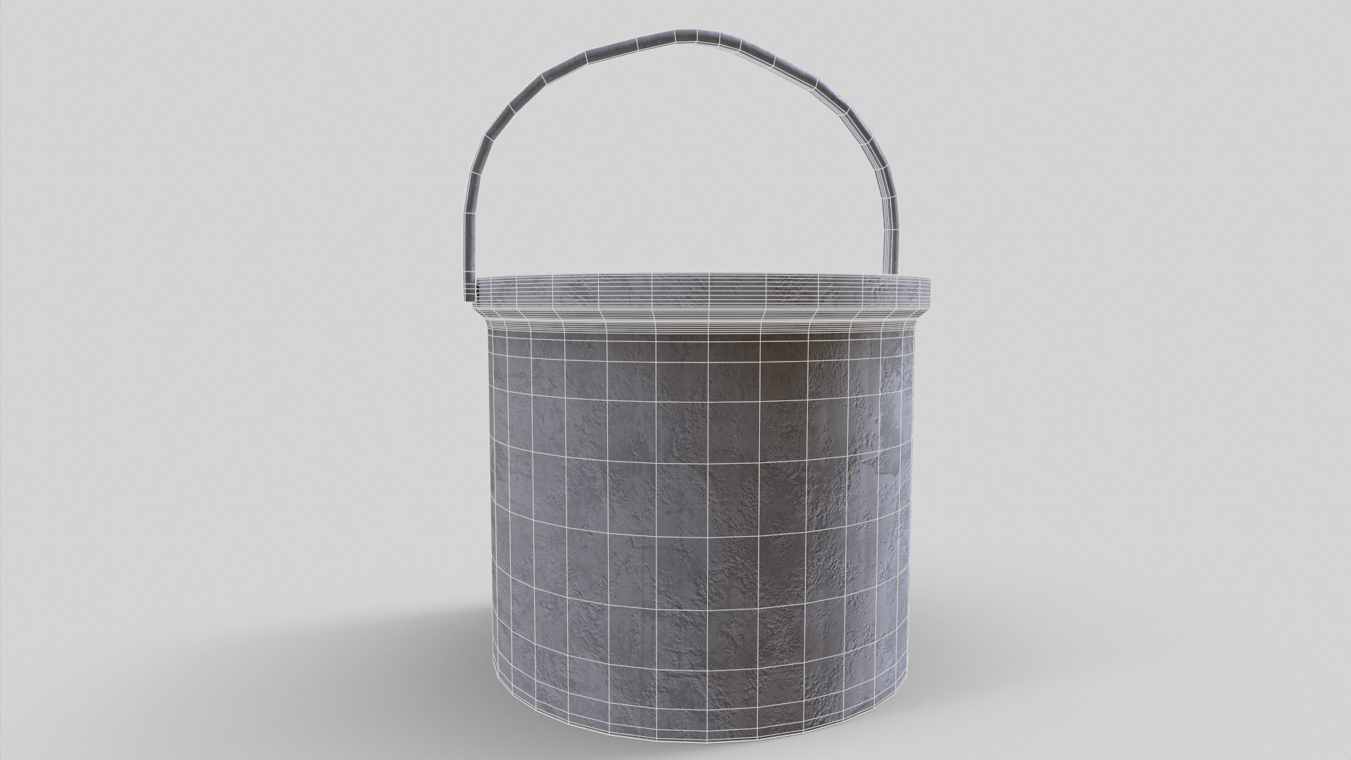 Old Paint Bucket - Game Ready 3D Model - TurboSquid 1875705