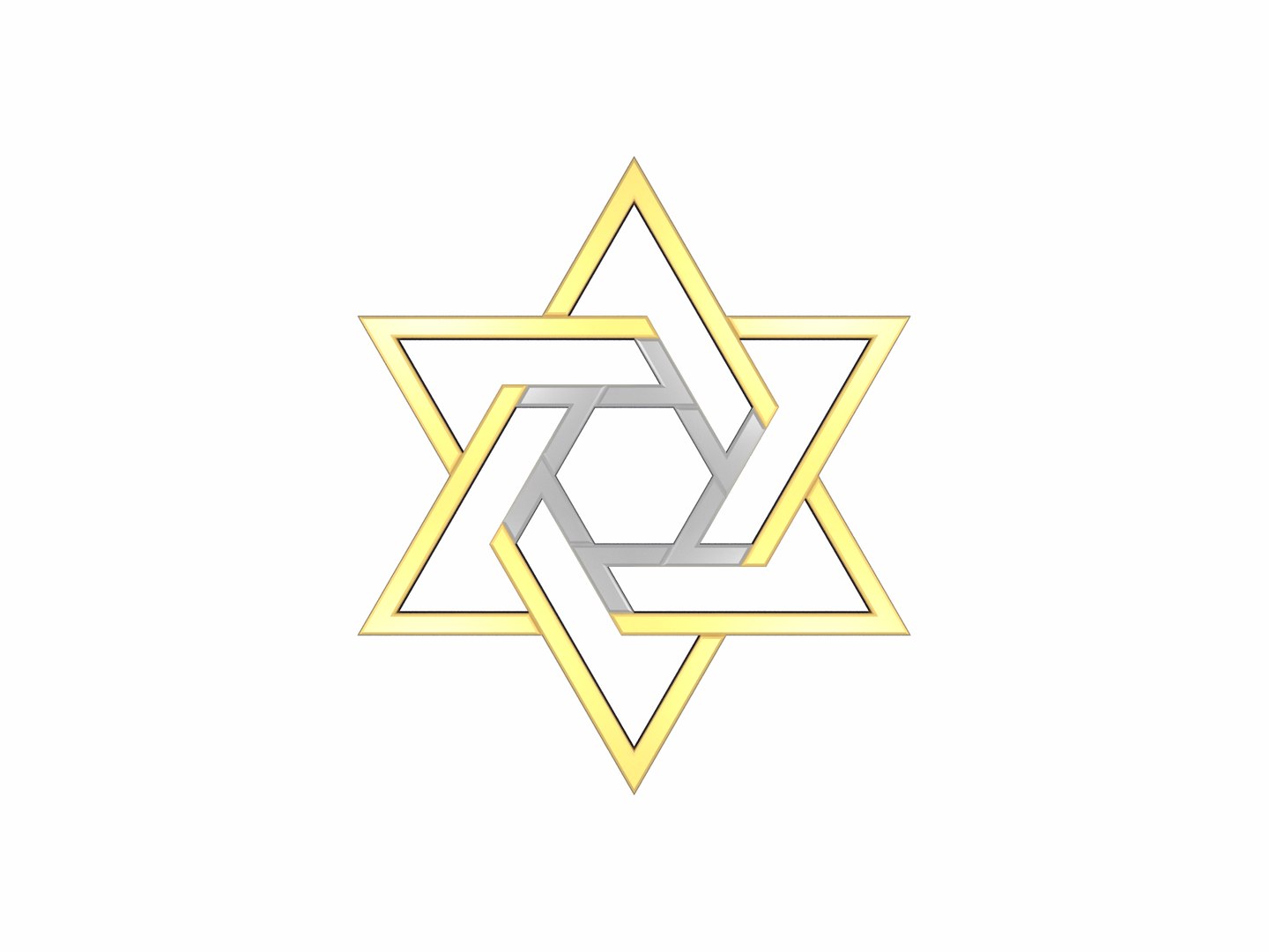 3D star david - TurboSquid 1417400