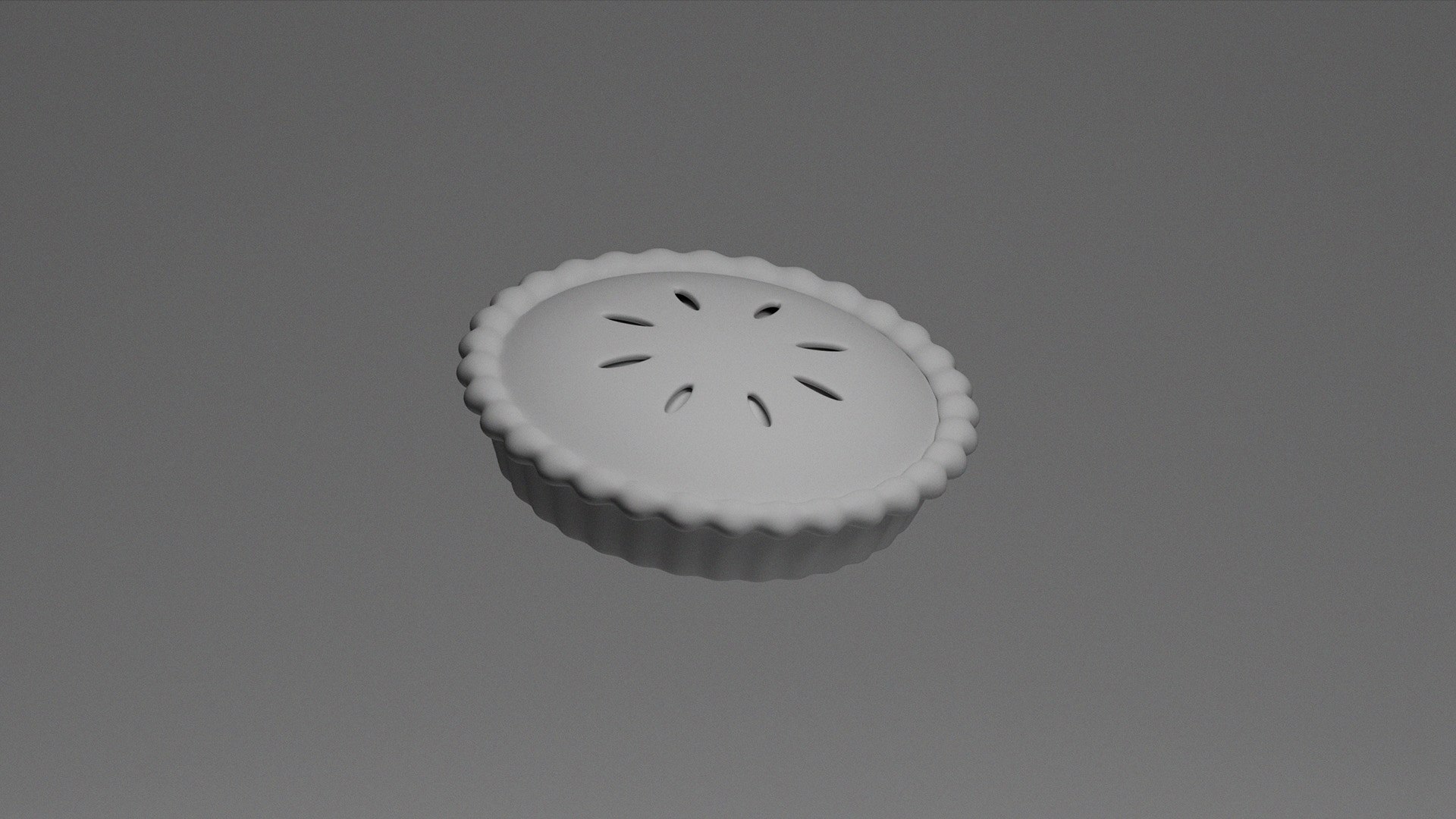 3D Model Cartoon Baked Pie - TurboSquid 2118363