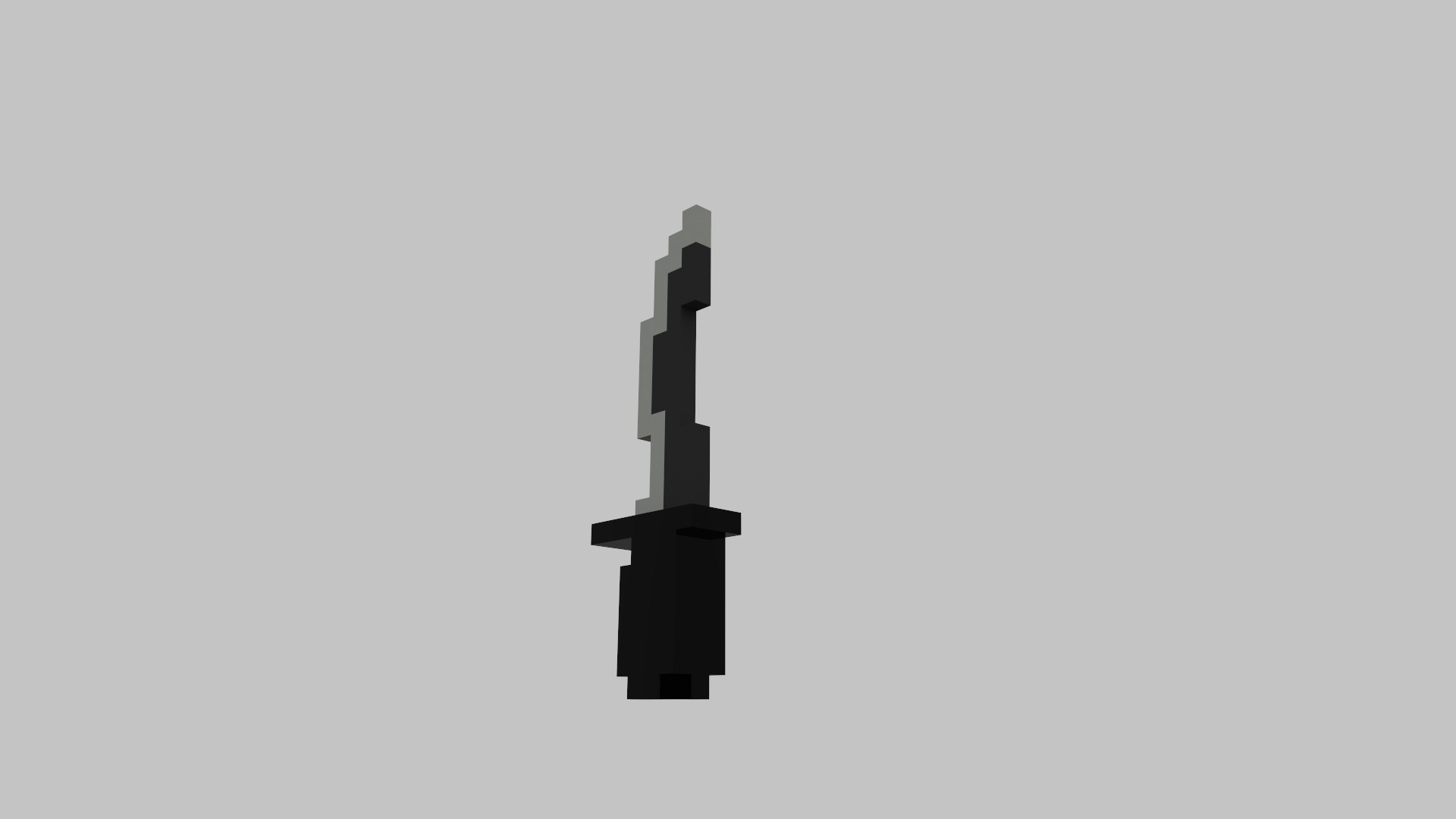 Knife Voxel Model - TurboSquid 1847485