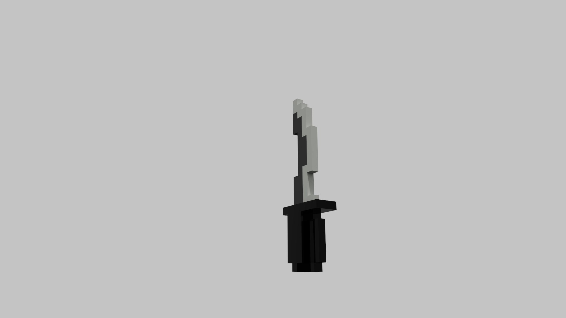 Knife Voxel Model - TurboSquid 1847485