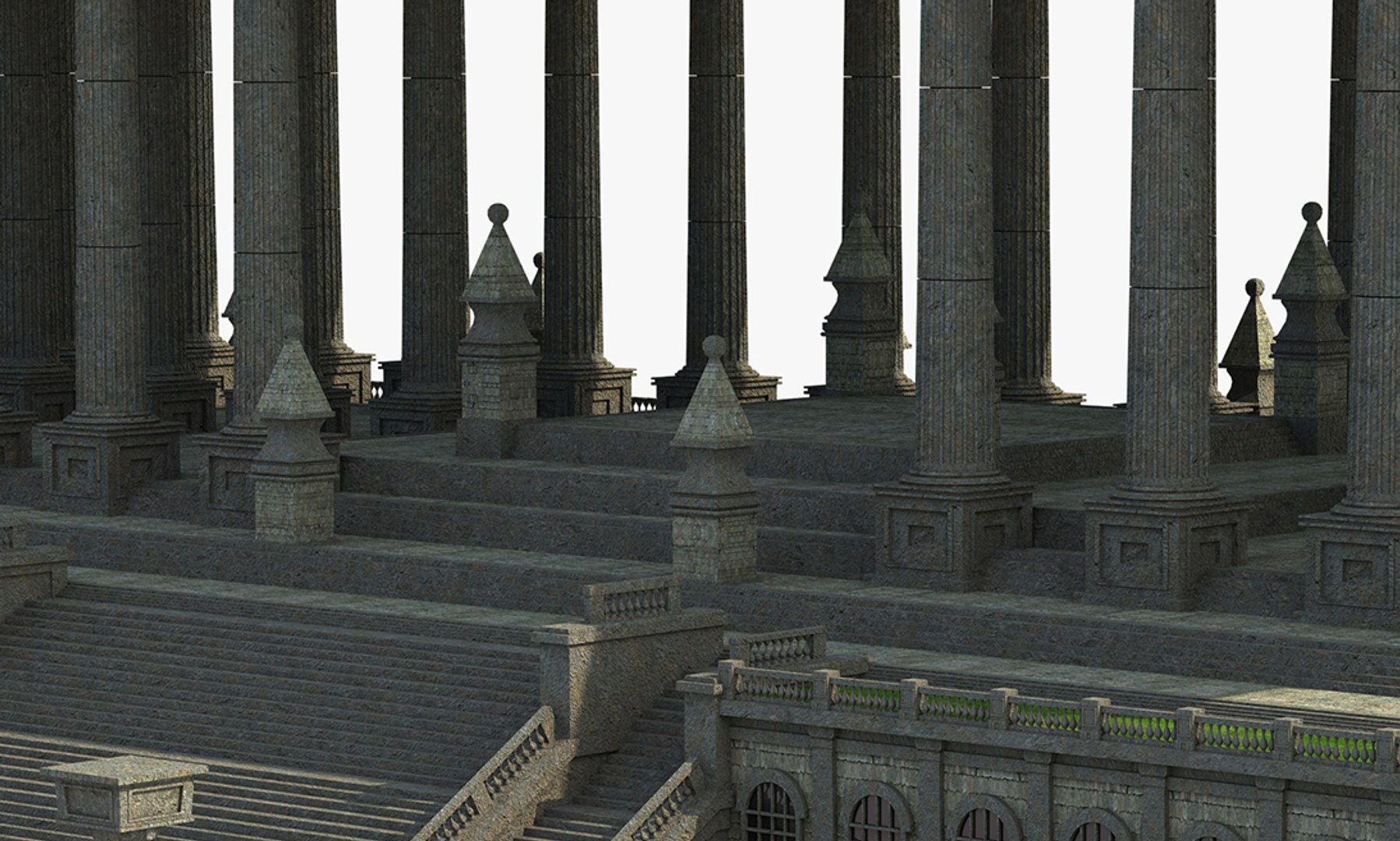 3D Model Temple Architecture Building - TurboSquid 1688696