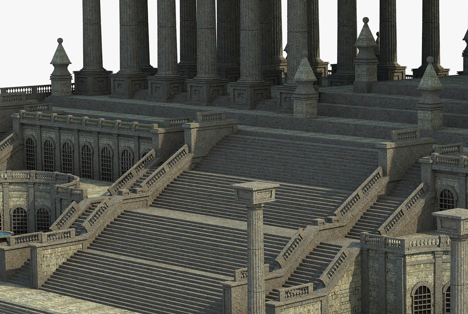 3D Model Temple Architecture Building - TurboSquid 1688696