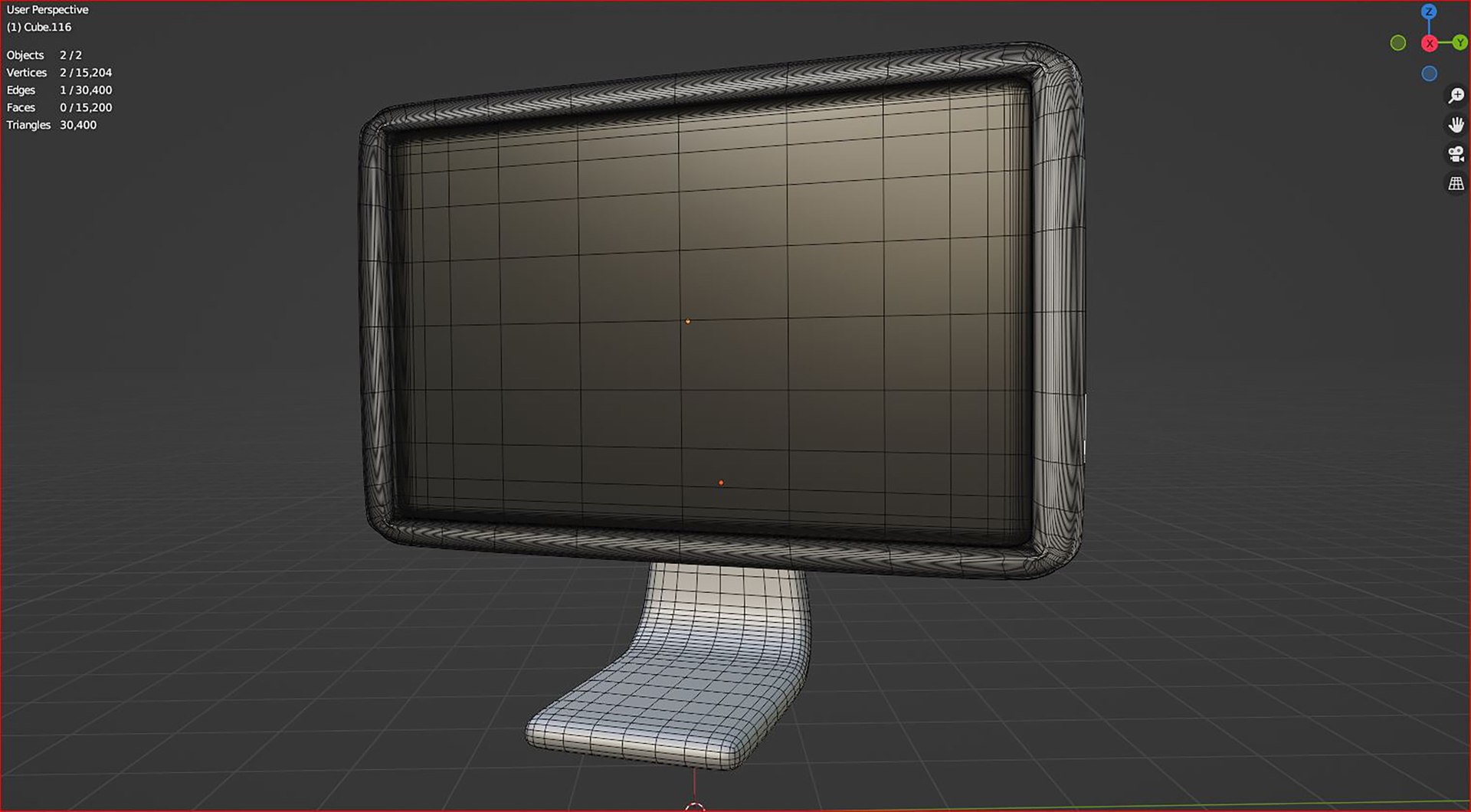 3d Computer Monitor Icon Model - TurboSquid 2074087