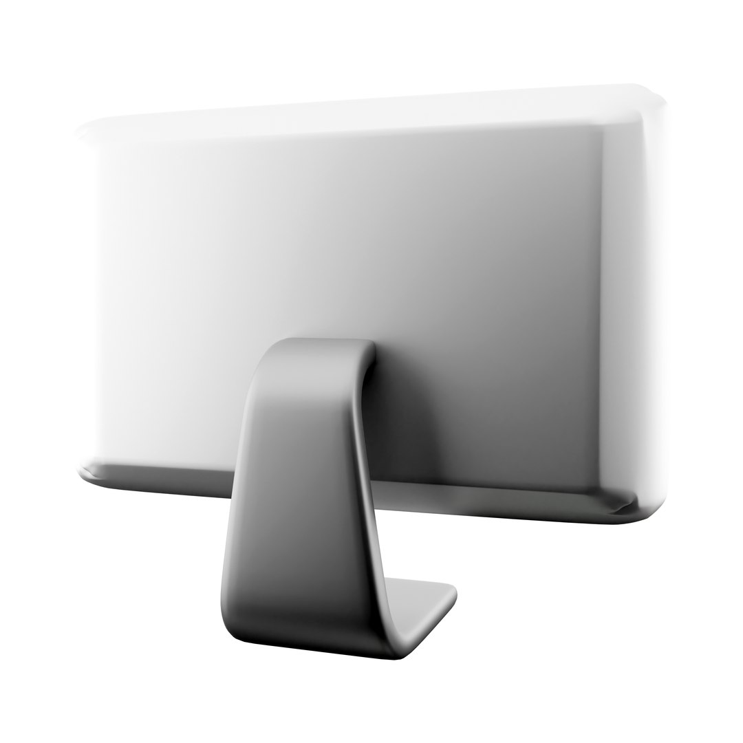 3d Computer Monitor Icon Model - TurboSquid 2074087