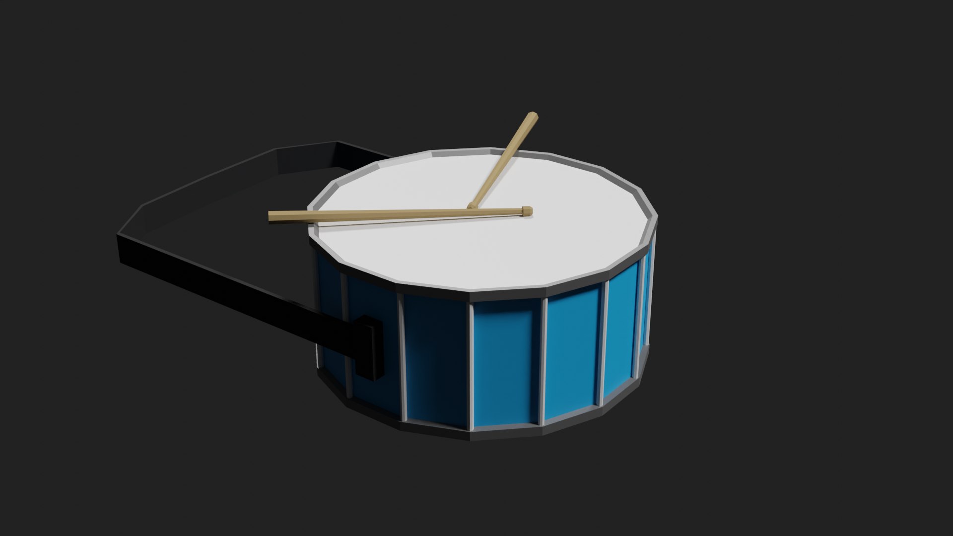 Lowpoly Drum 3D model - TurboSquid 1864034