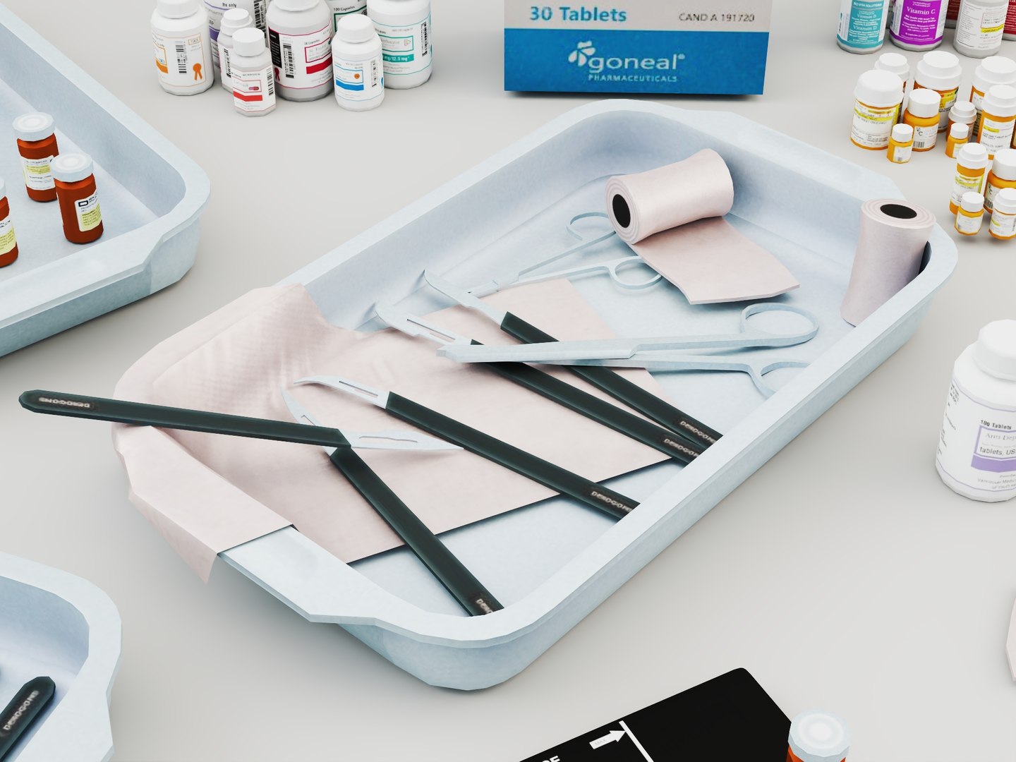 Dental Clinic Tools And Instruments Pack 3D Model - TurboSquid 2520281