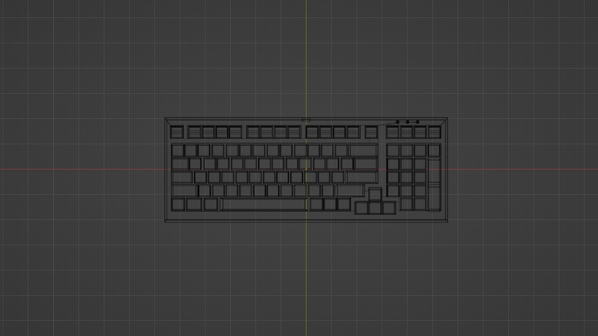 3D Basic Keyboard - TurboSquid 1985729