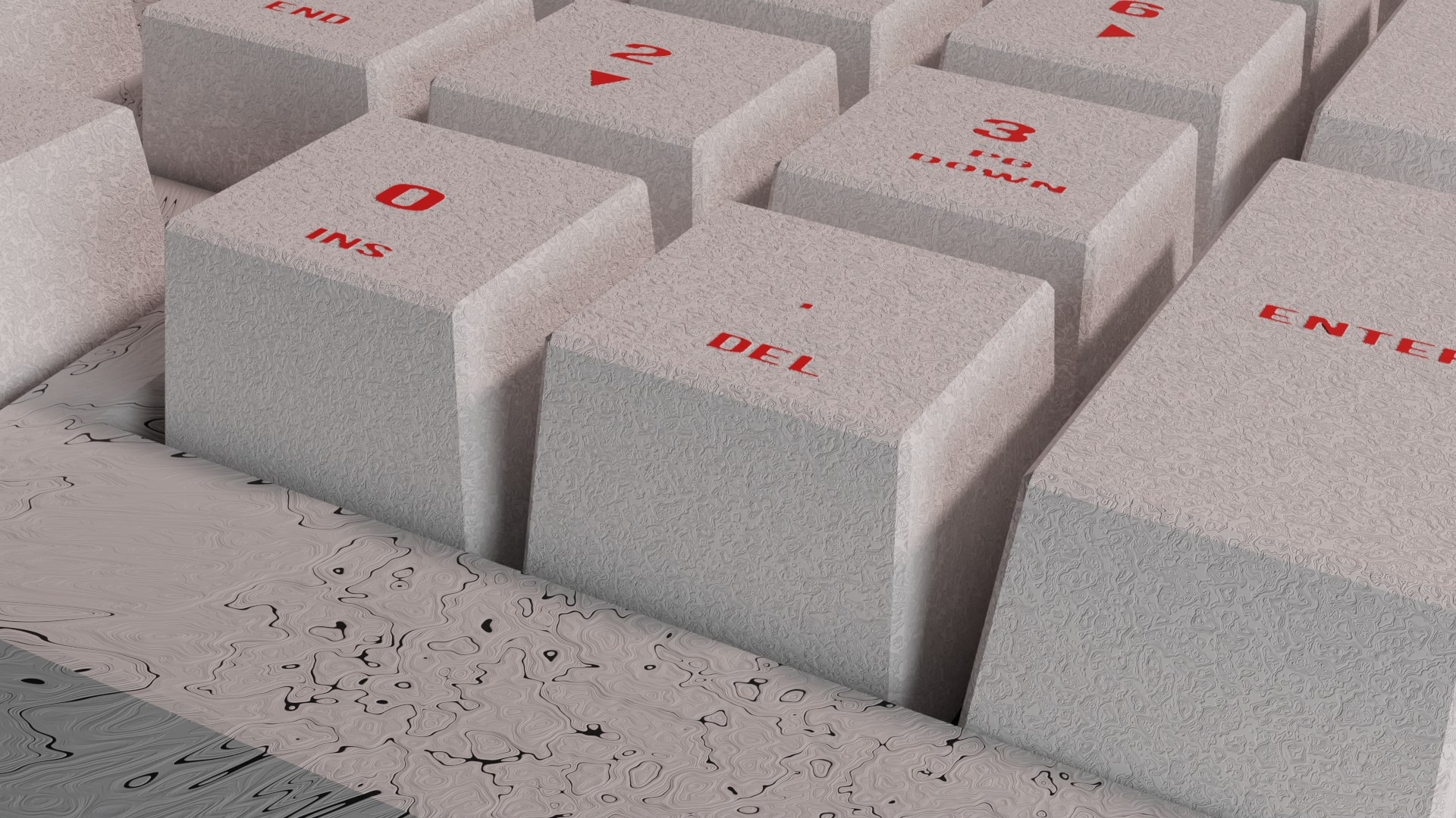 3D Basic Keyboard - TurboSquid 1985729