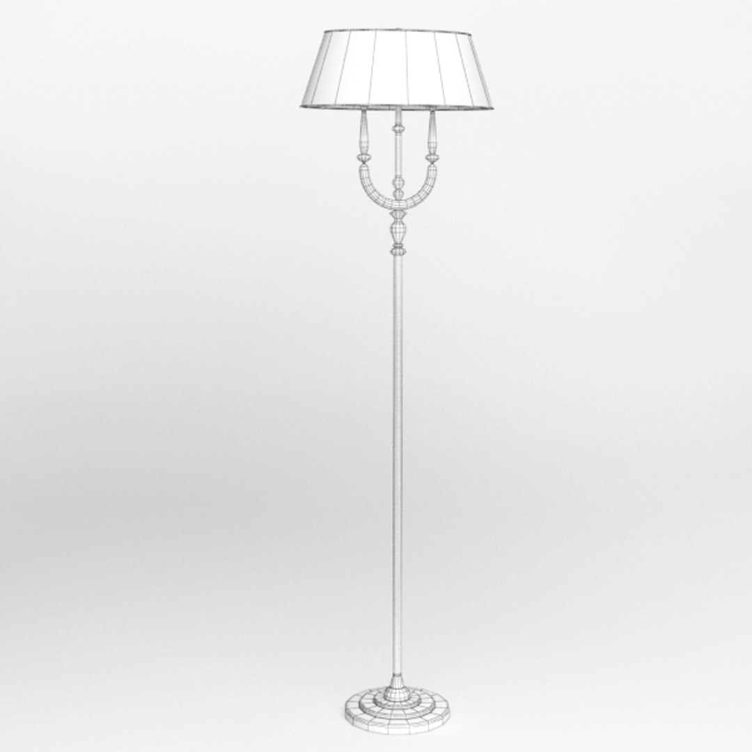 3d Lamp Standing Model