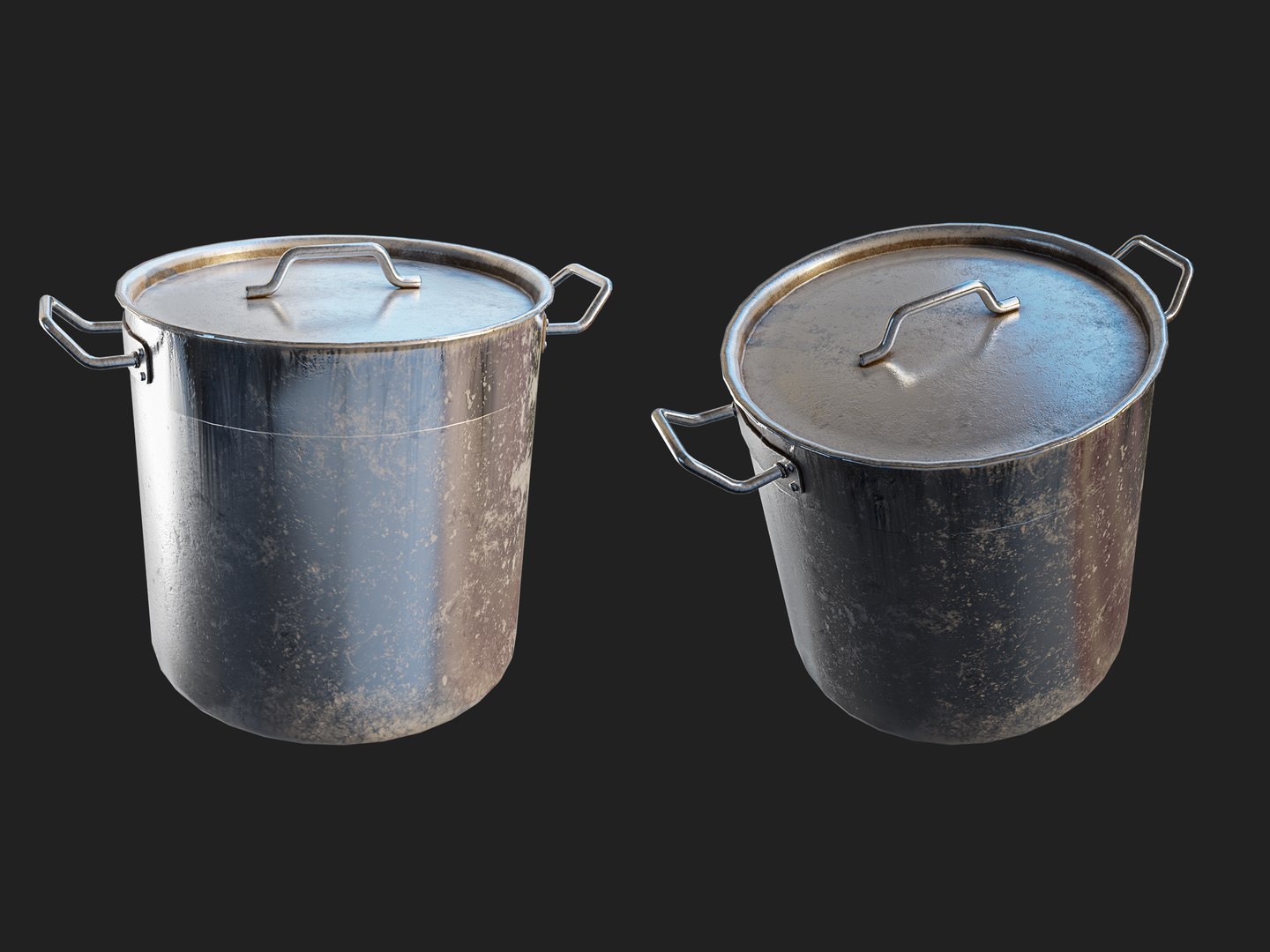 Rusty Stock Pot 3D model - TurboSquid 1959078
