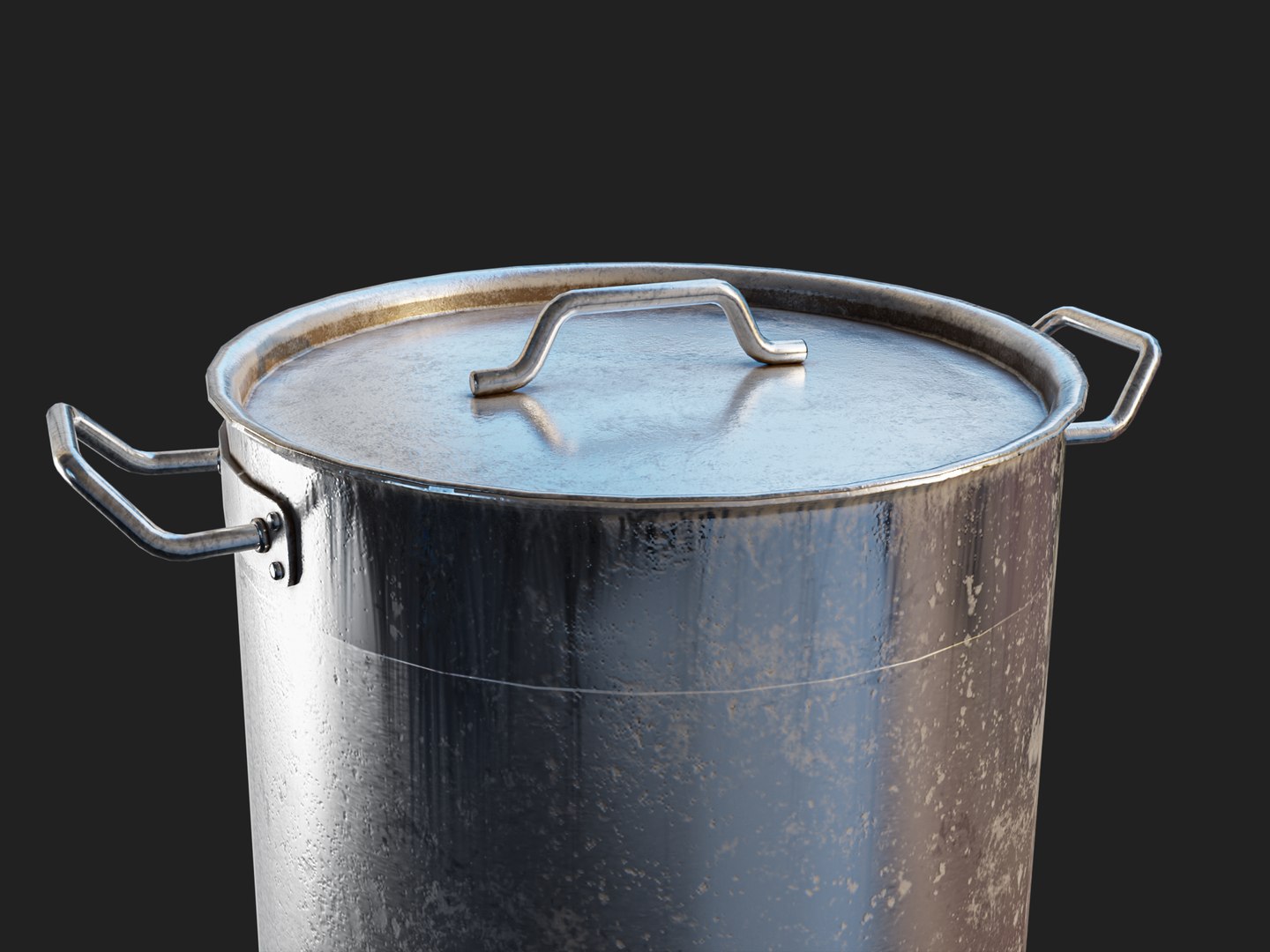 Rusty Stock Pot 3D model - TurboSquid 1959078