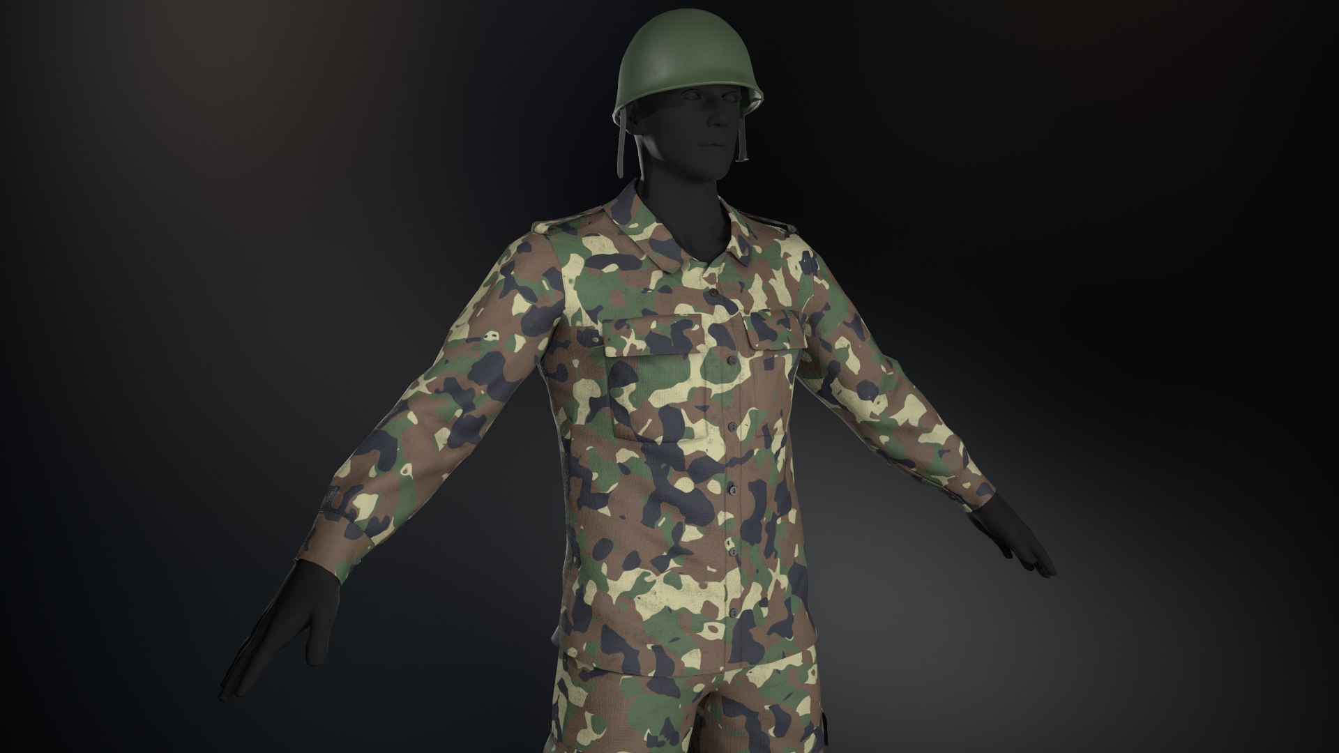 10 army outfit camouflage 3D model - TurboSquid 1522778