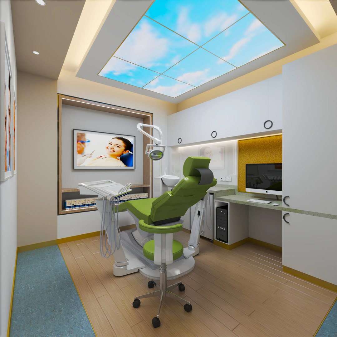3D Model Dental Clinic Reception Design - TurboSquid 2225664