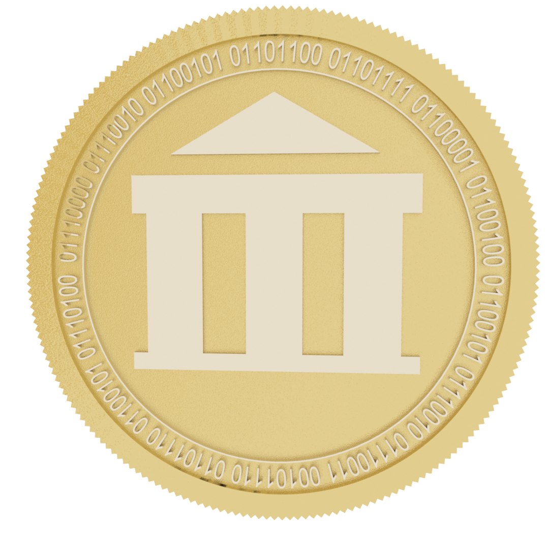 3D gold coin - TurboSquid 1494575
