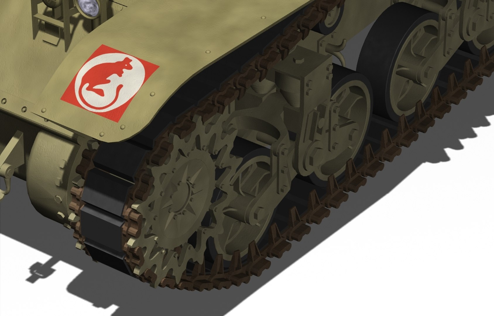 Lwo M3a3 Stuart Tanks Wwii