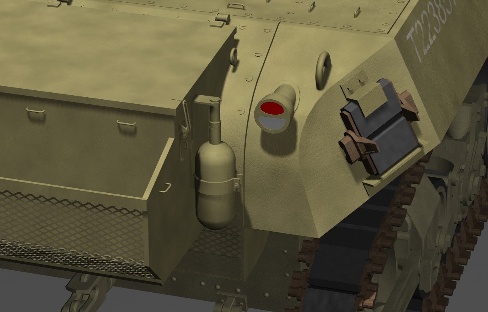 Lwo M3a3 Stuart Tanks Wwii