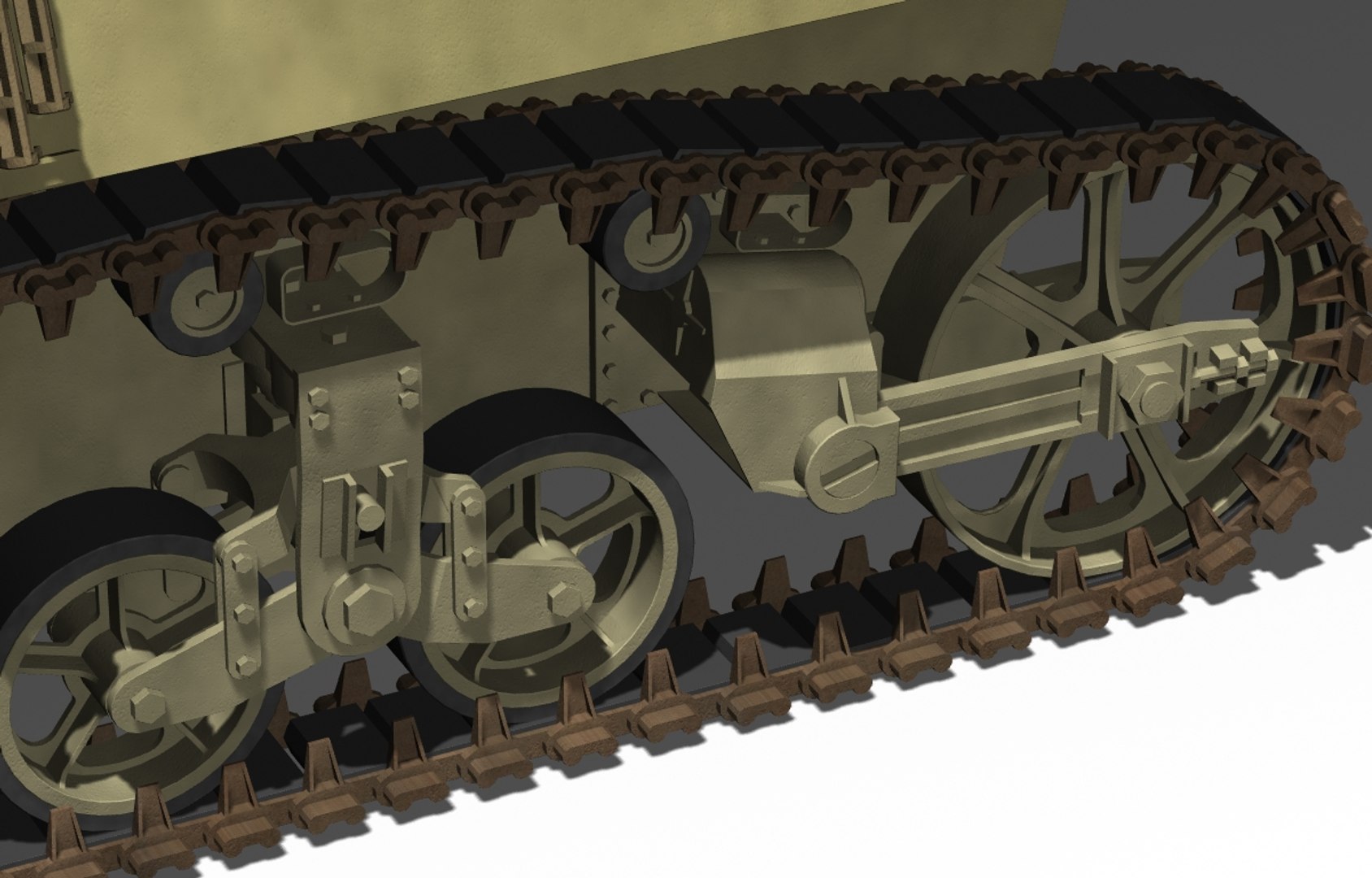 Lwo M3a3 Stuart Tanks Wwii