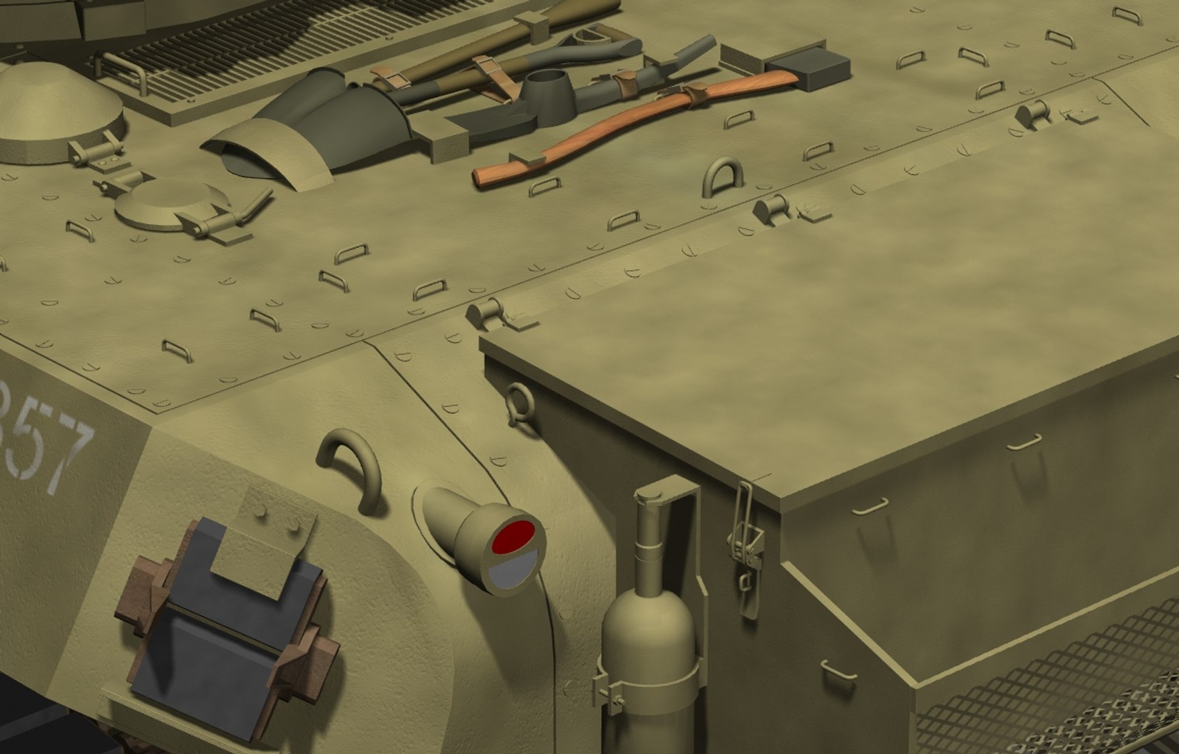 Lwo M3a3 Stuart Tanks Wwii