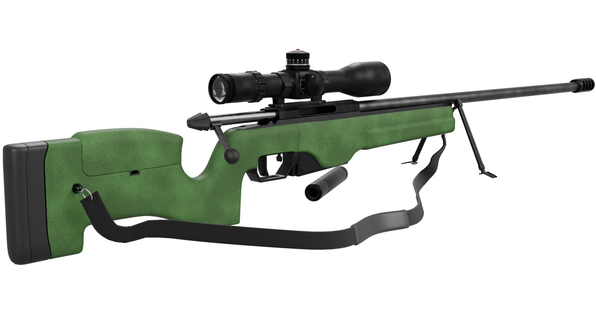 Sako TRG 42 Sniper Rifle 3D Model - TurboSquid 2308777