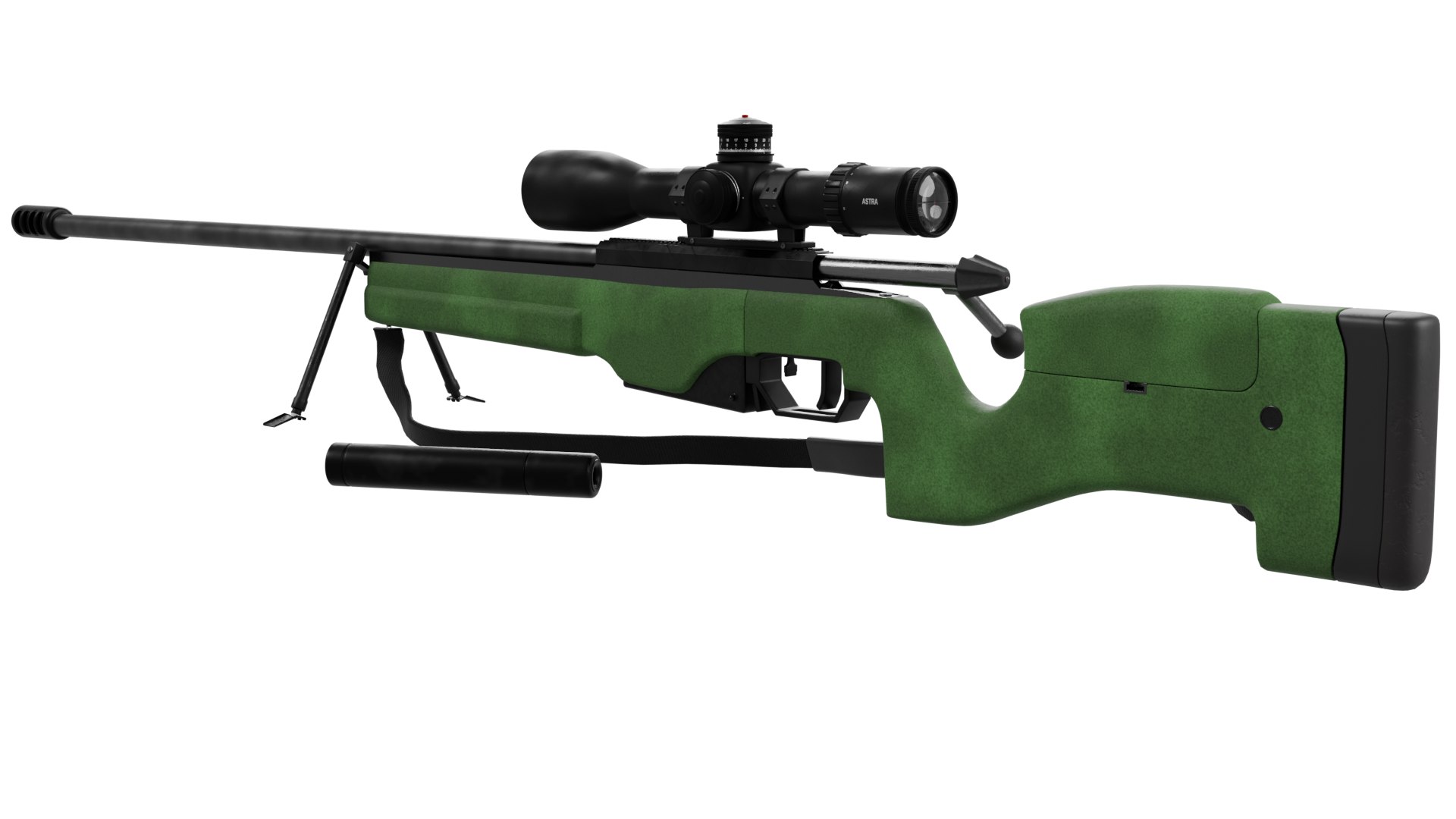 Sako TRG 42 Sniper Rifle 3D Model - TurboSquid 2308777