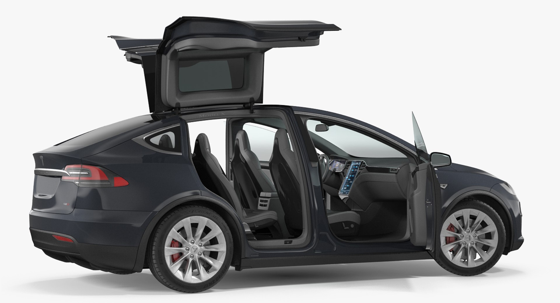 3D model tesla x 60d 2017 | 1146095 | TurboSquid
