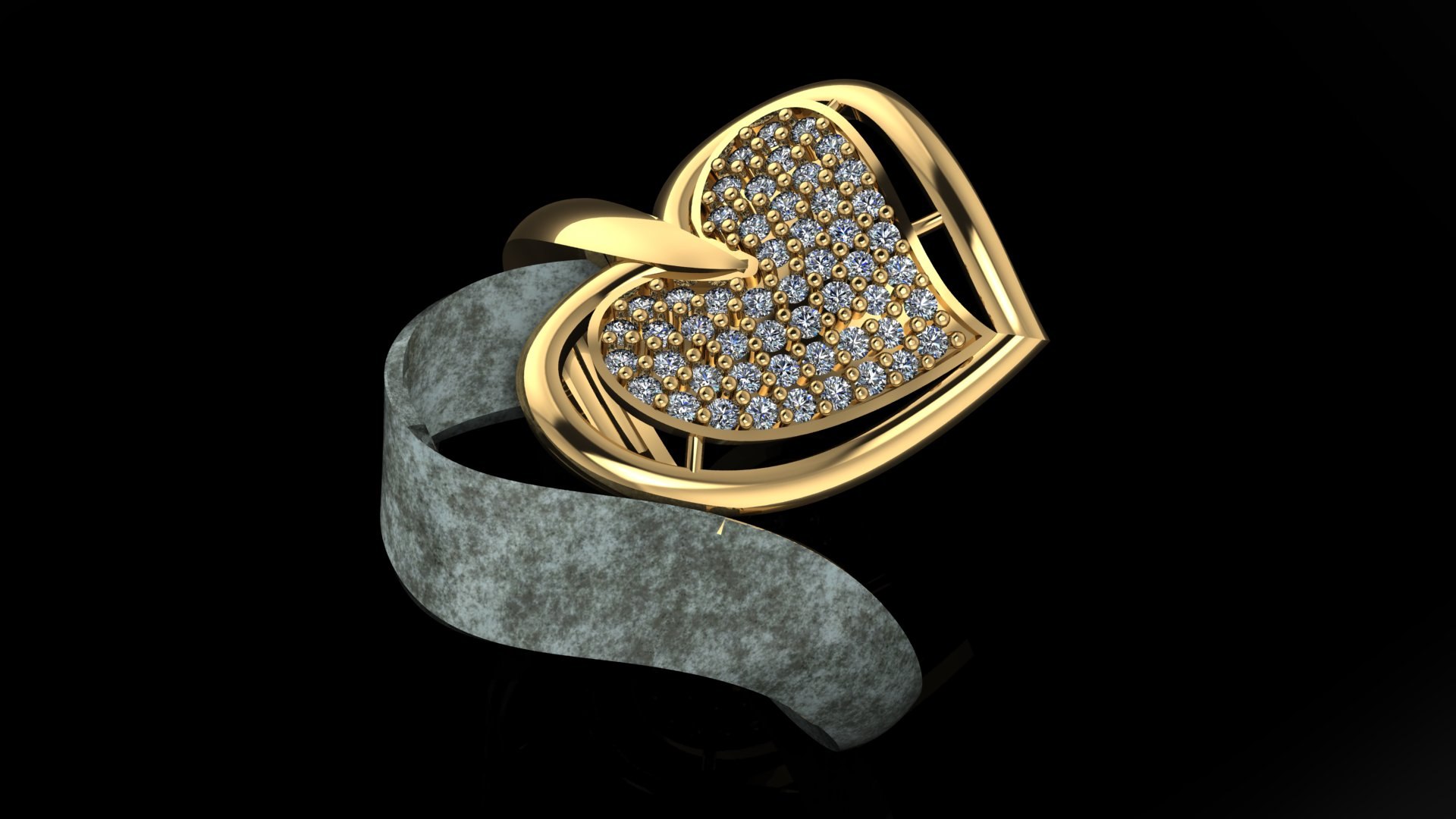 3D Model Gold Ring - TurboSquid 1703442