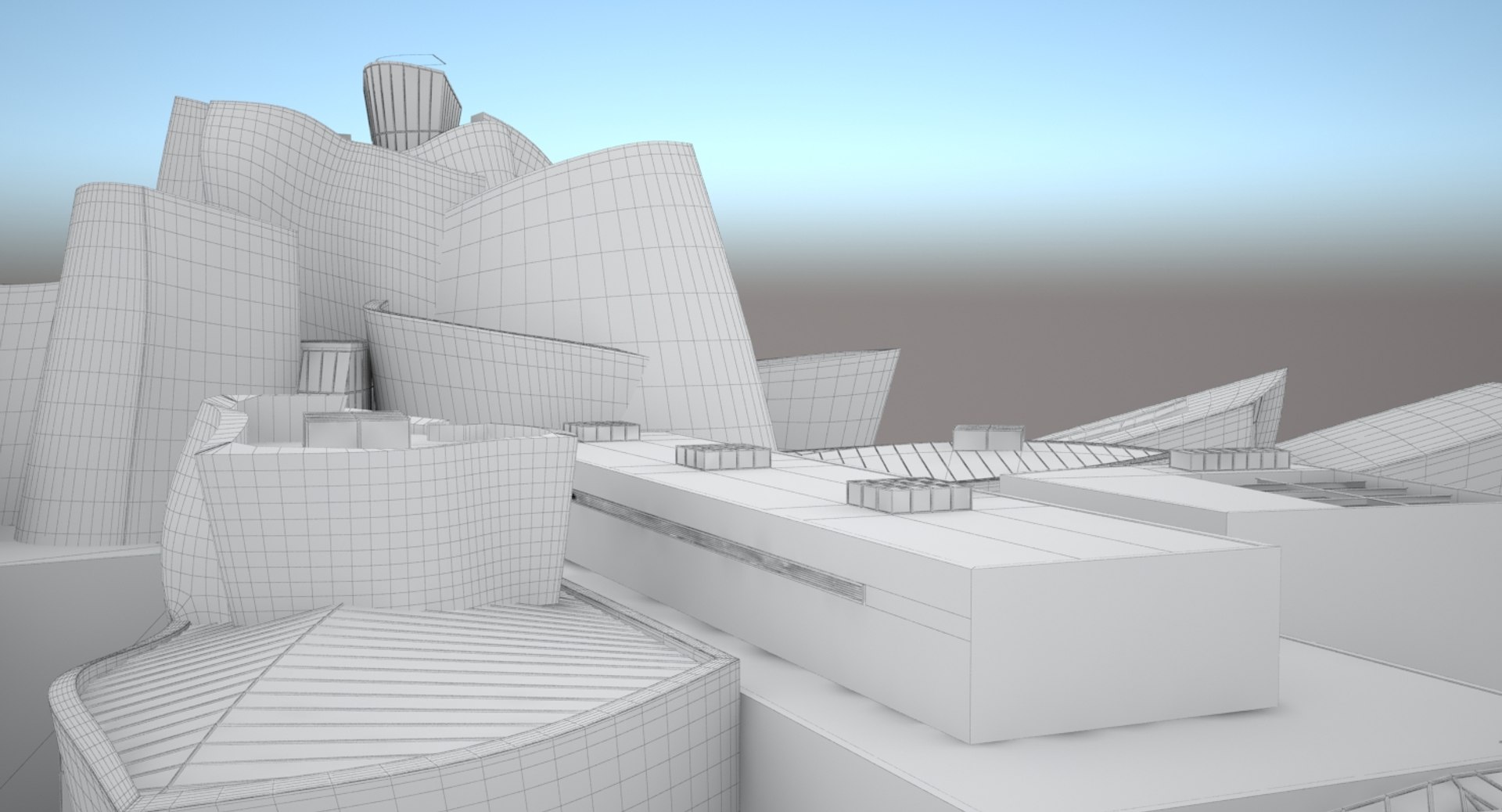 Guggenheim Museum Bilbao Model - TurboSquid 1233046