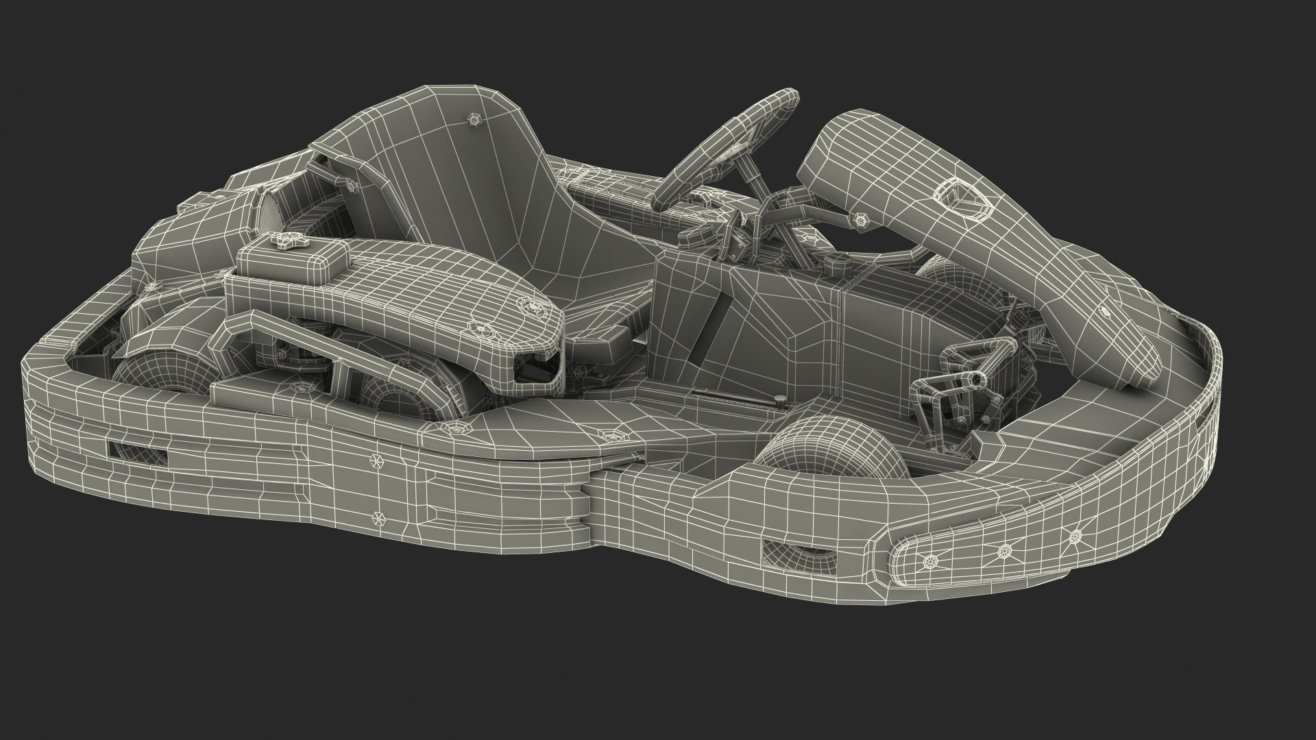 SODI RX8 Kart Used Rigged 3D Model - TurboSquid 1926594