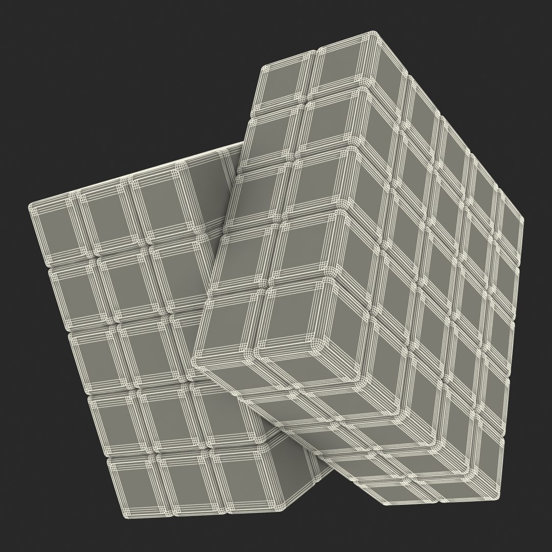 Rubiks Cube 5x5 3d C4d