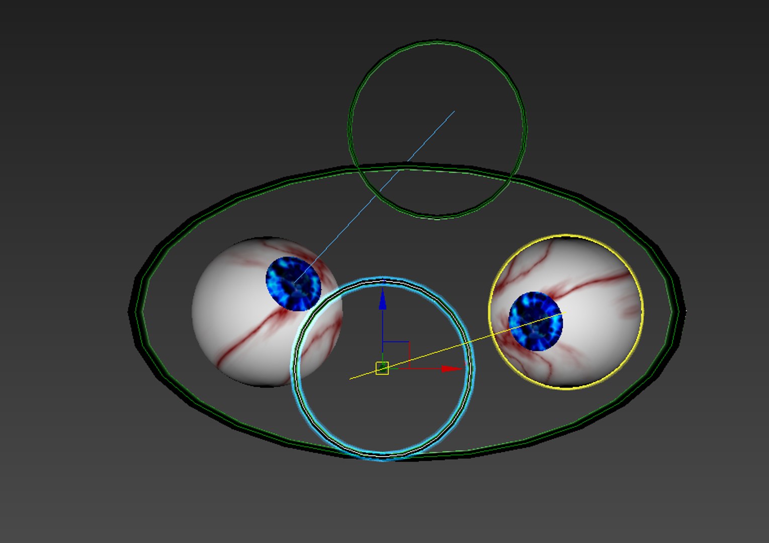 Free Rigged Eyeballs 3D Model - TurboSquid 1596325