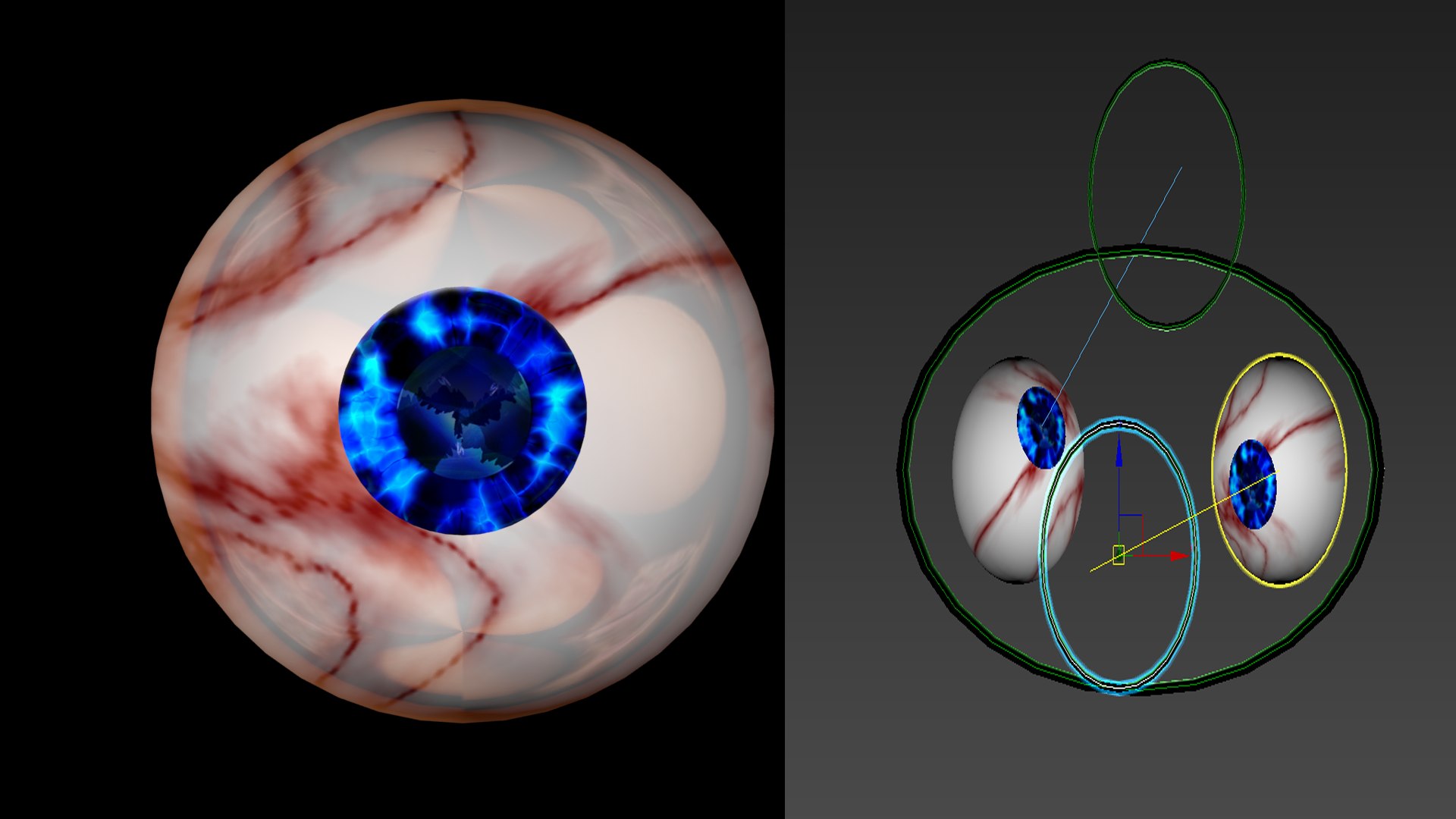 Free Rigged Eyeballs 3D Model - TurboSquid 1596325