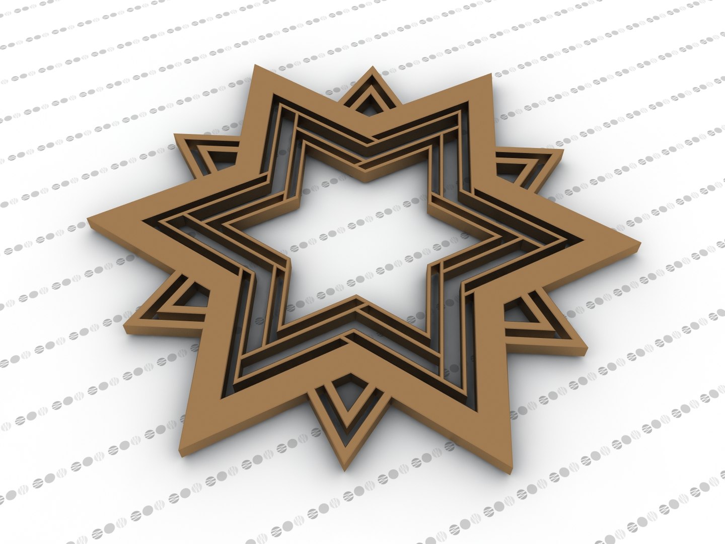 Star david 3D model - TurboSquid 1429808