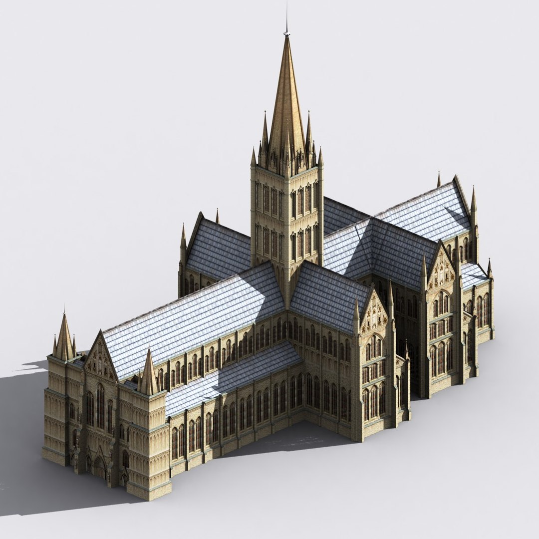 Salisbury Cathedral 3d Model