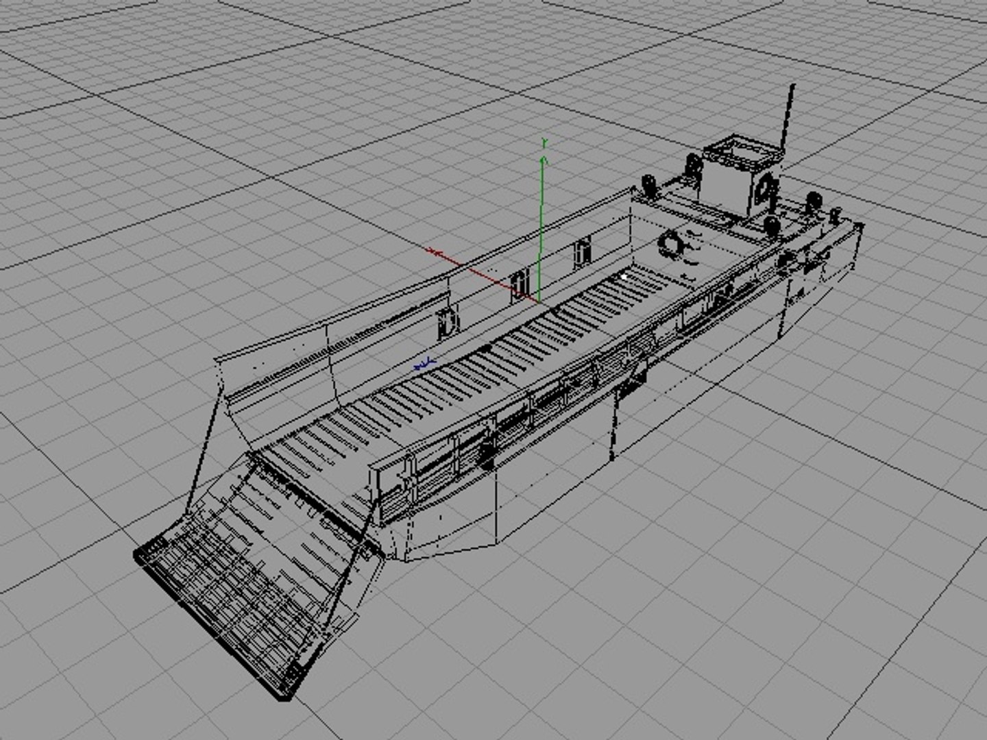 Lcm Landing Craft Mechanized 3d Model