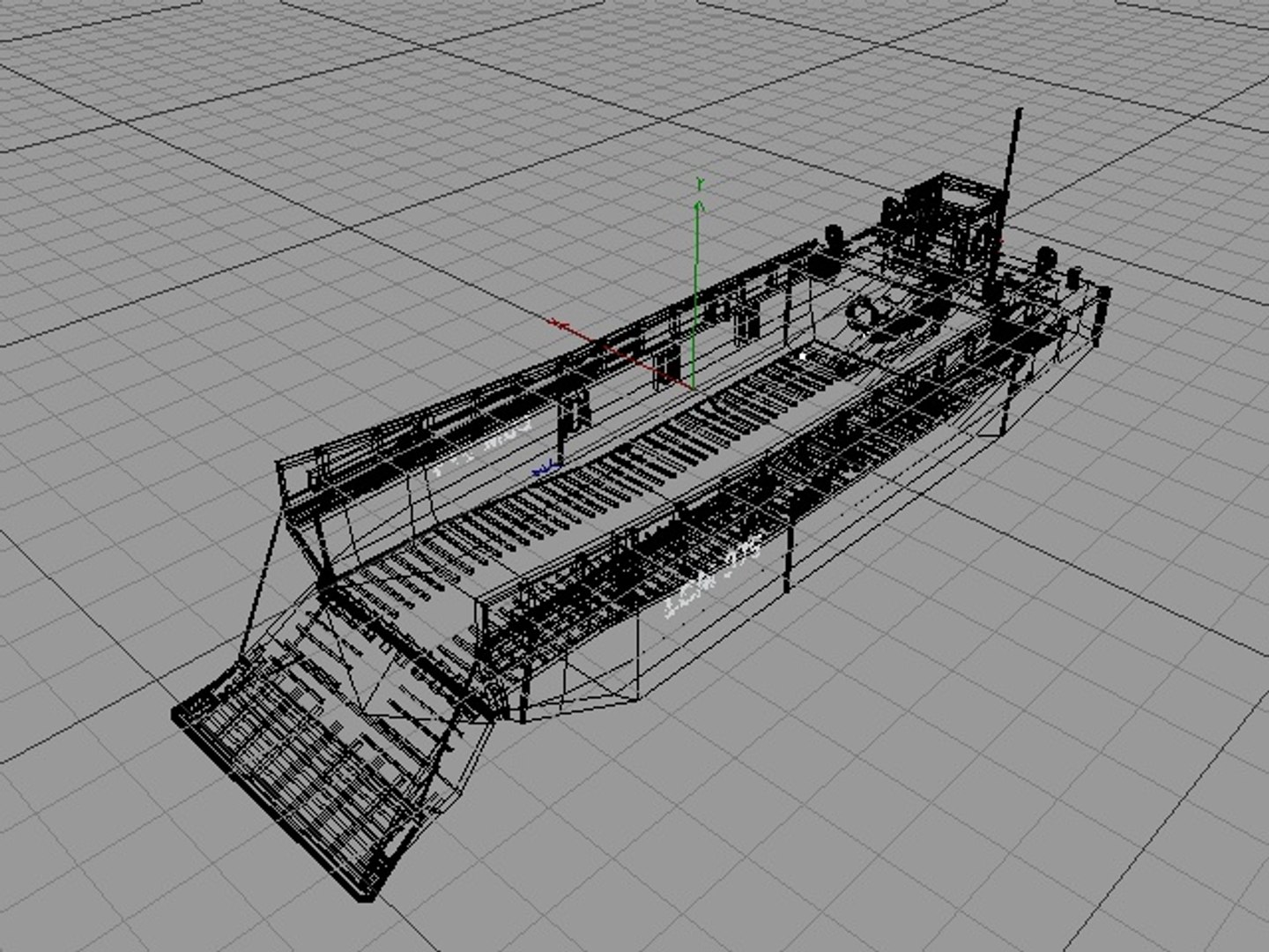 Lcm Landing Craft Mechanized 3d Model
