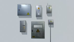 Control panels 3D model - TurboSquid 1497414