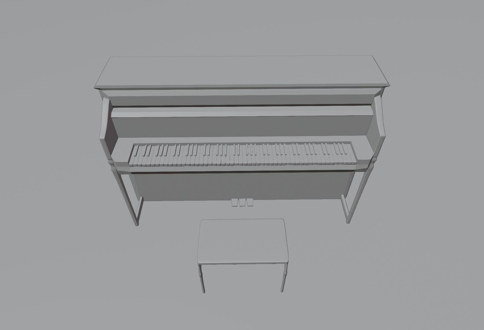 3D Piano model - TurboSquid 2008657